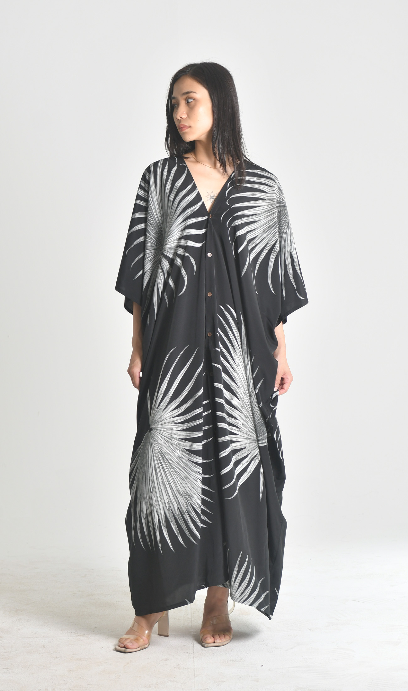 メニーウェイシャツドレス | Kuba black